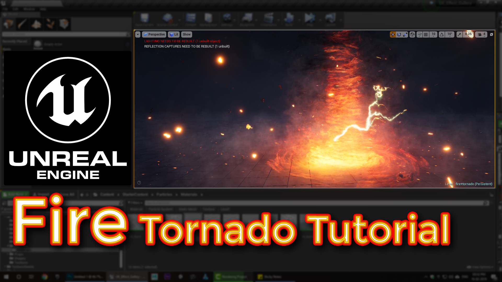 Unreal Engine Fire Tornado Tutorial Cgow