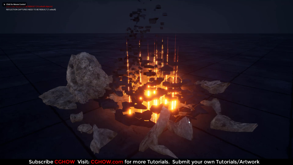 Ground Breaking Effect Unreal Engine Niagara Tutorial Cghow Ashif Ali