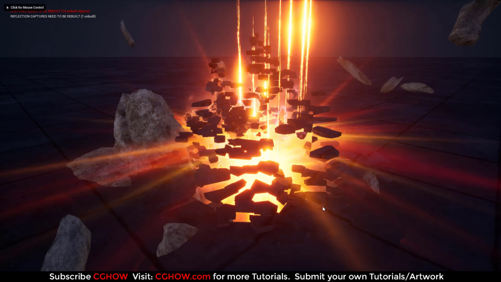 Ground Breaking Effect Unreal Engine Niagara Tutorial Cghow Ashif Ali