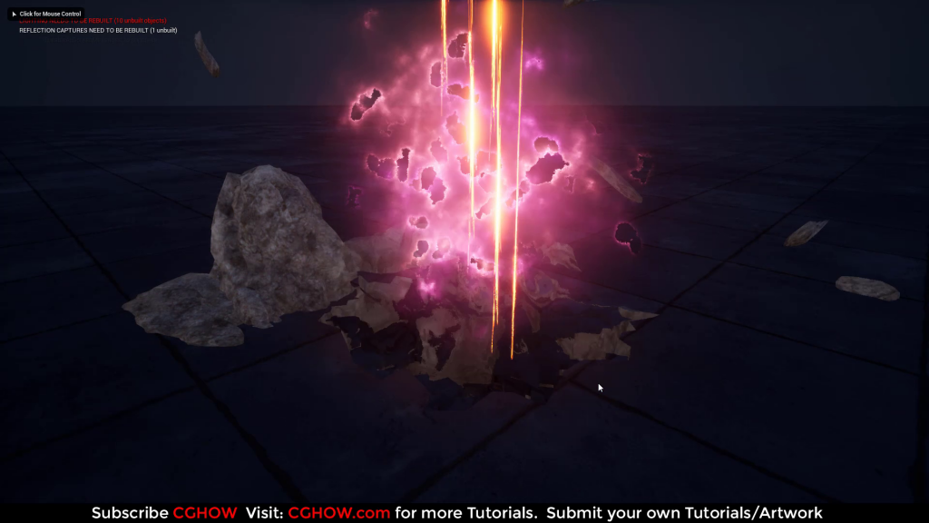 Ground Breaking Effect Unreal Engine Niagara Tutorial Cghow Ashif Ali