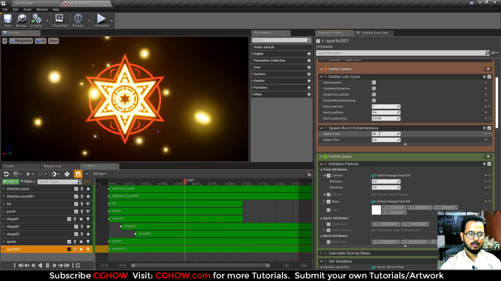 Unreal Engine Niagara Tutorial Punch Effect Tutorial Cgow