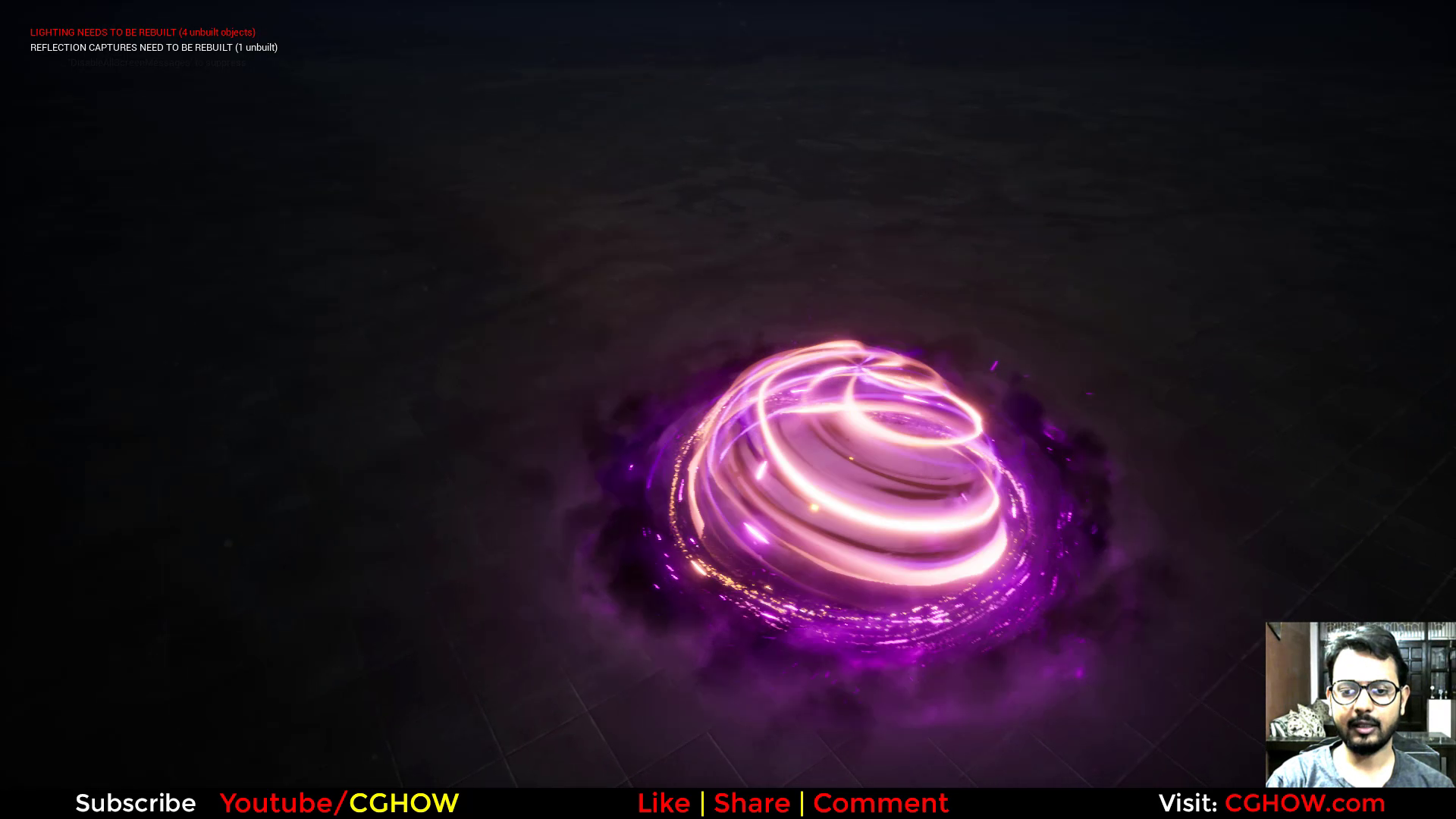 Unreal Engine Niagara Tutorial Vortex Shield Effect Cghow Ashif Ali