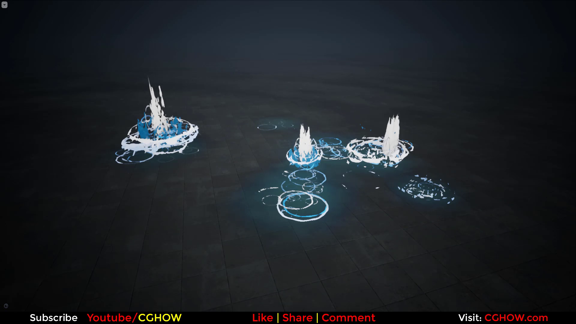 Stylized Water Splash | Unreal Engine Niagara Tutorials | UE4 Niagara ...