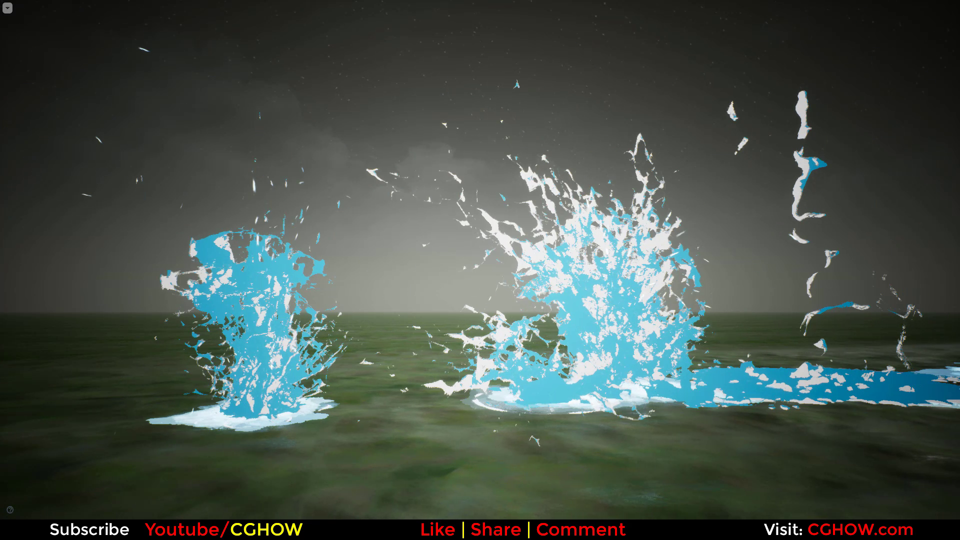 Stylized Water in UE4 Niagara Pack01 | Marketplace - CGHOW | Ashif Ali