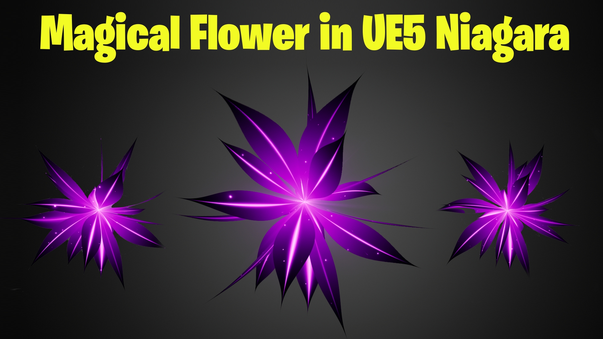 Magical Flower in UE5 Niagara Tutorial - CGHOW | Ashif Ali