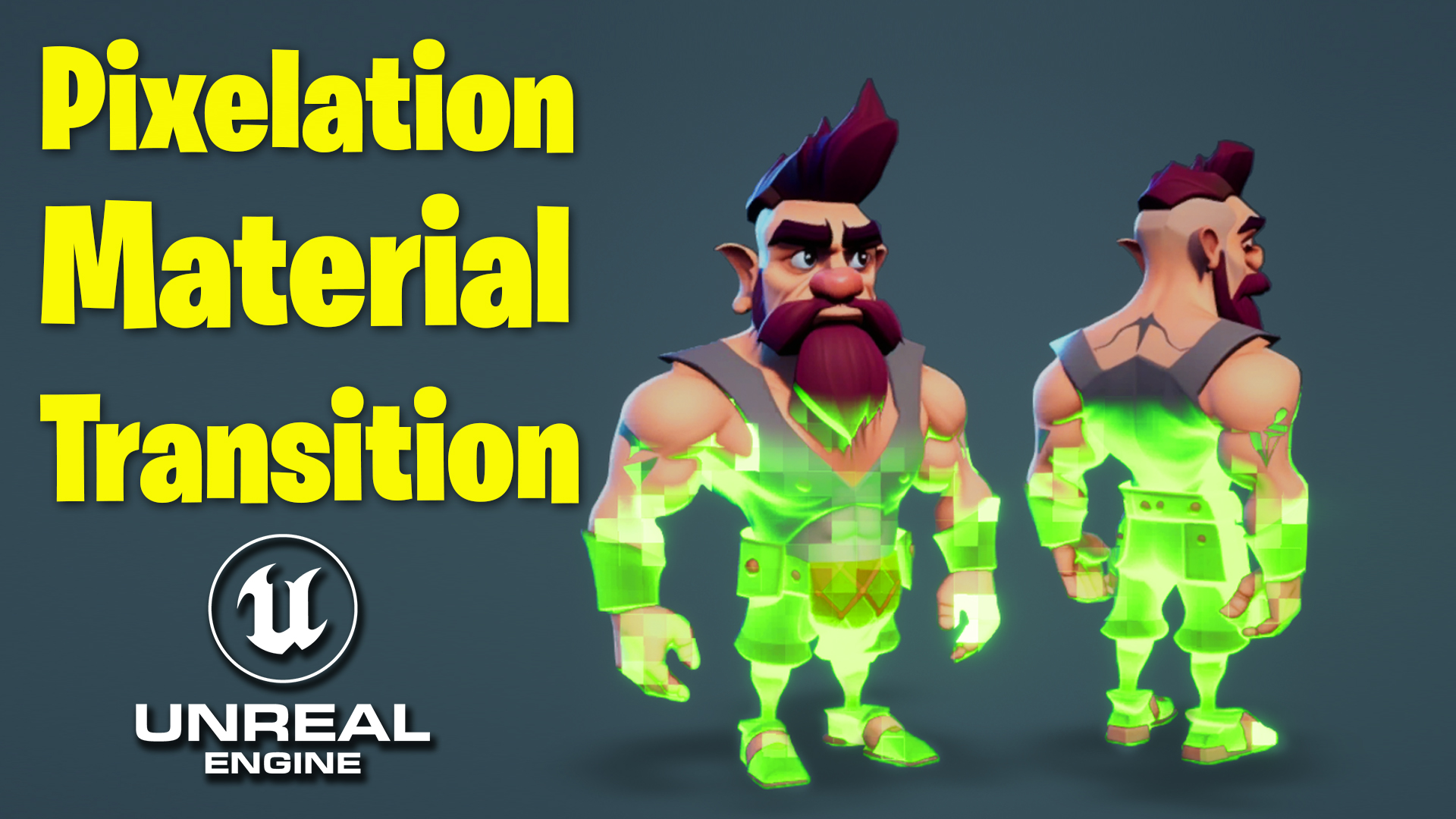 Pixelation Material Transition in UE5.2 Tutorial - CGHOW | Ashif Ali