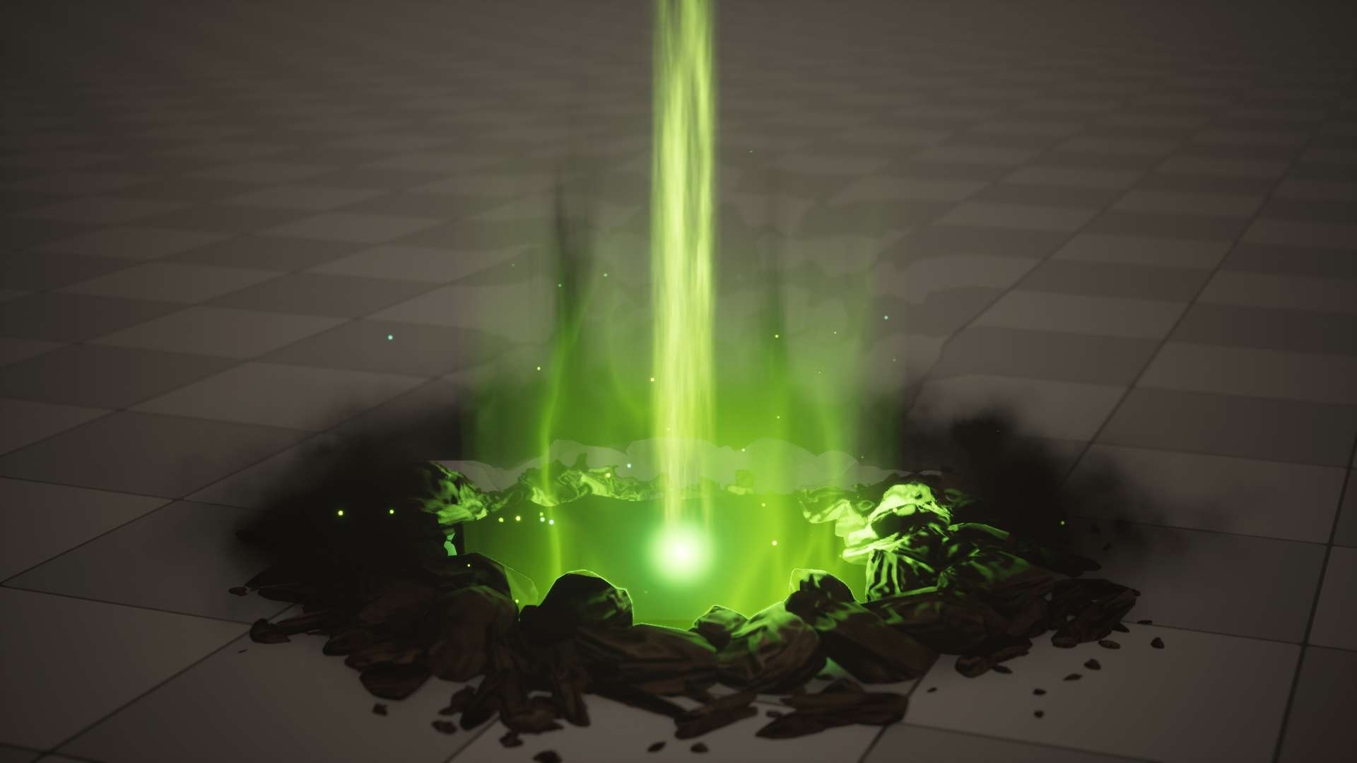 Terrifying Hell Hole FX in Unreal Engine 5.5 Niagara 👉 Trailer - CGHOW | Ashif Ali