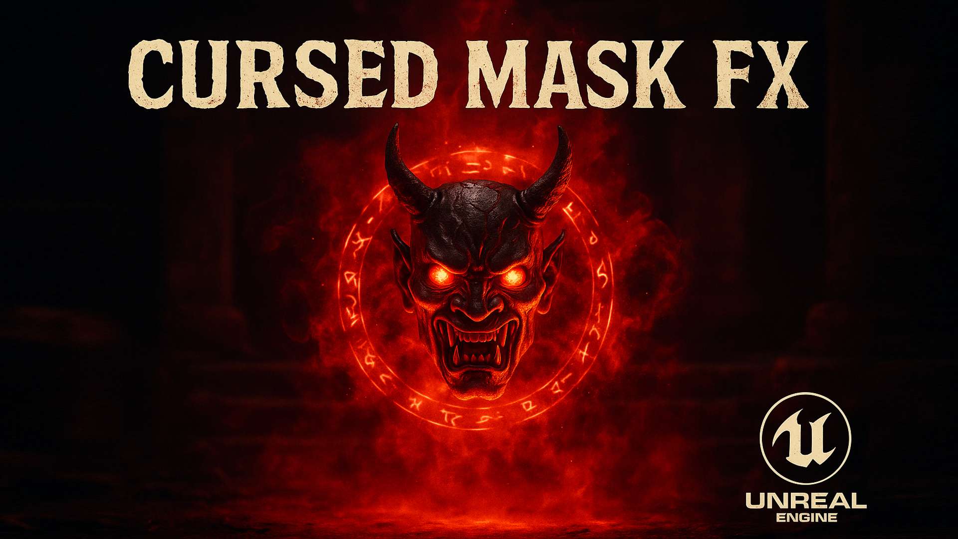 Cursed Mask FX: Crafting Skull, Glowing Rings & Red Smoke in Unreal ...